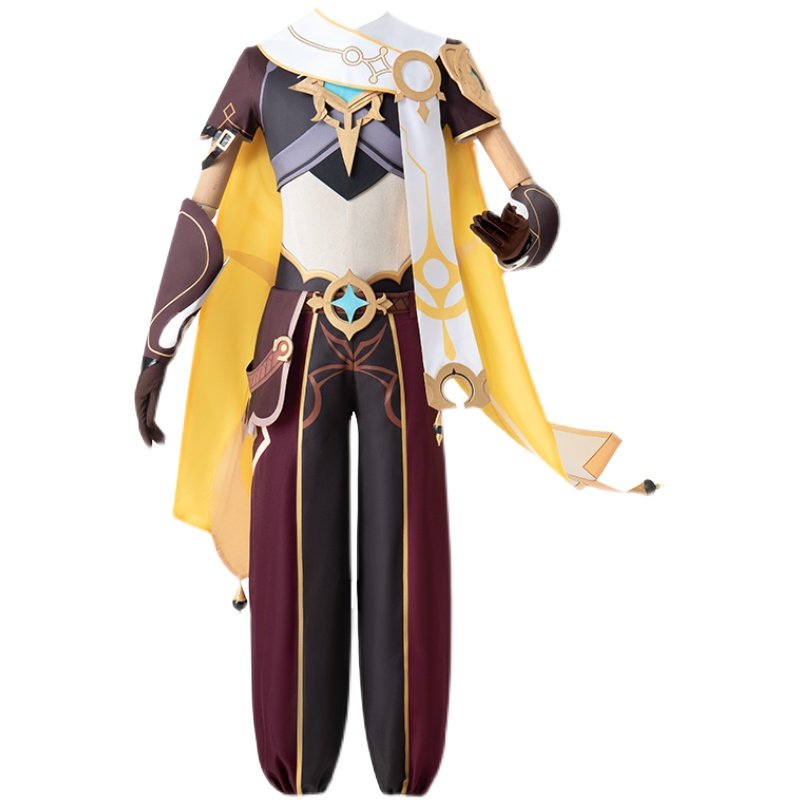 Genshin Impact Traveler Cosplay Costume - Bone Cos