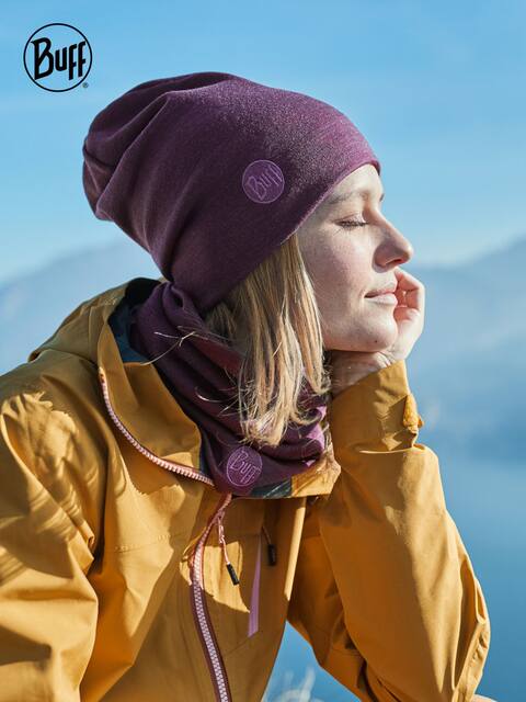 Imported BUFF outdoor autumn and winter windproof fleece running dome ...