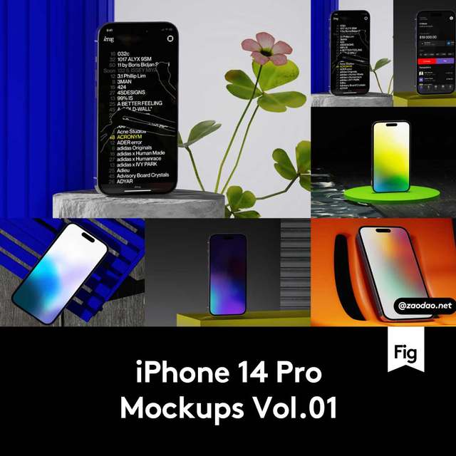 Mobile Phone Future Sai Bo Pochi iPhone14PRO screen demonstration ...