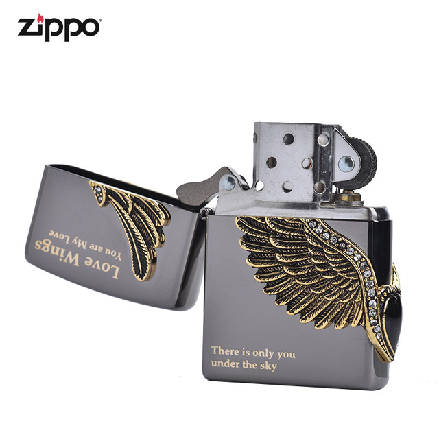 ZIPPO official flagship store windproof kerosene lighter Korean version ...