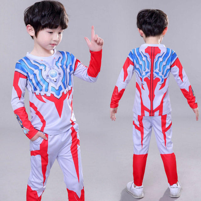 Ultraman clothes children's autumn clothing boys' sports suits boys ...