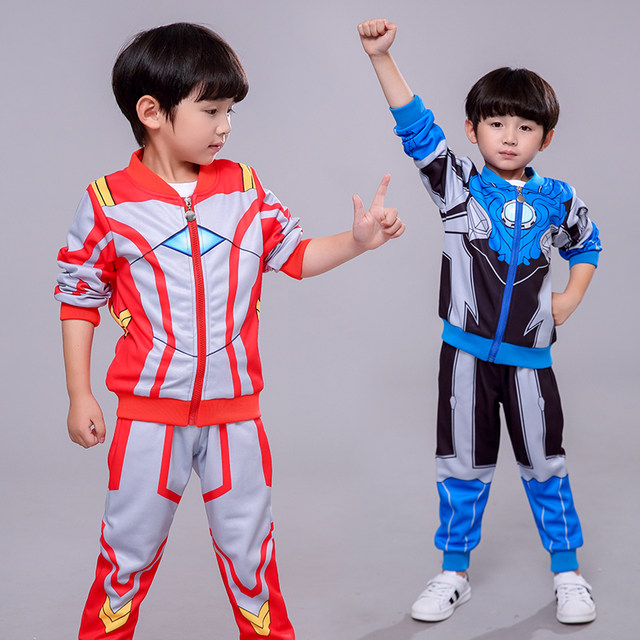 Ultraman Clothes Autumn Clothes Boys Spider-Man Children Spring Autumn ...