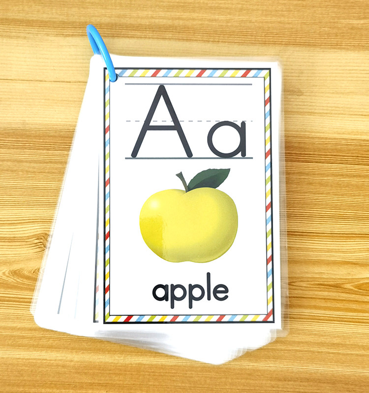 26 Letter Phonics Flash Cards - Early Learning Spelling Aid