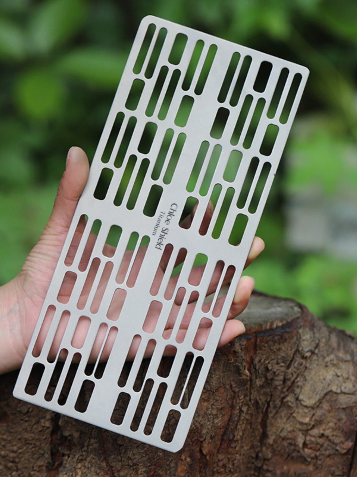 Koudun Pure Titanium Barbecue Net Grill Plate Portable BBQ Plate