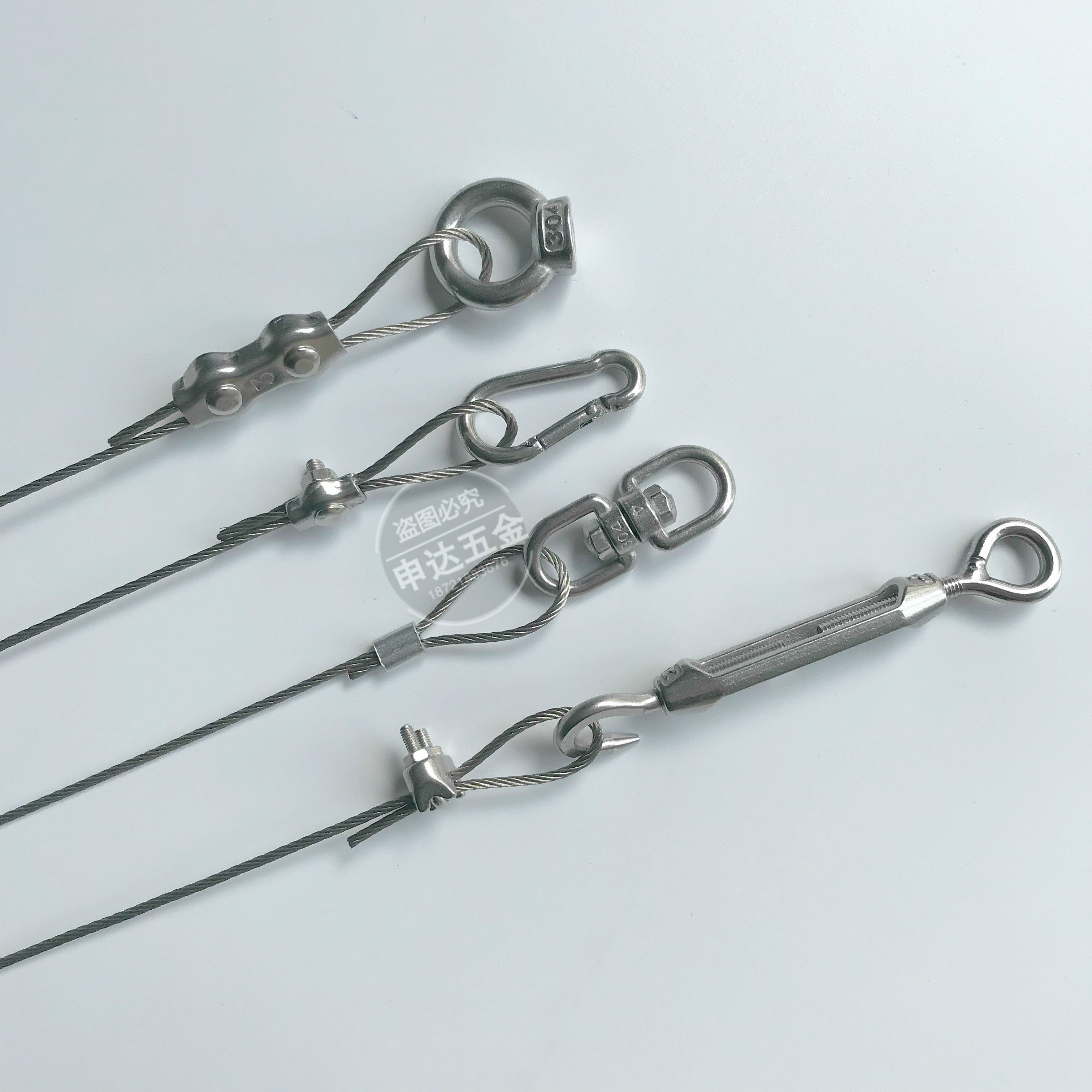 Shenda 304 Roostevaba terastraat - Pesunöör, kalastus ja palju muud