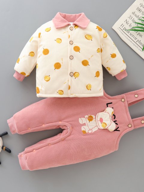 Baby suit plus cotton male babies in autumn and winter cotton jacket ...