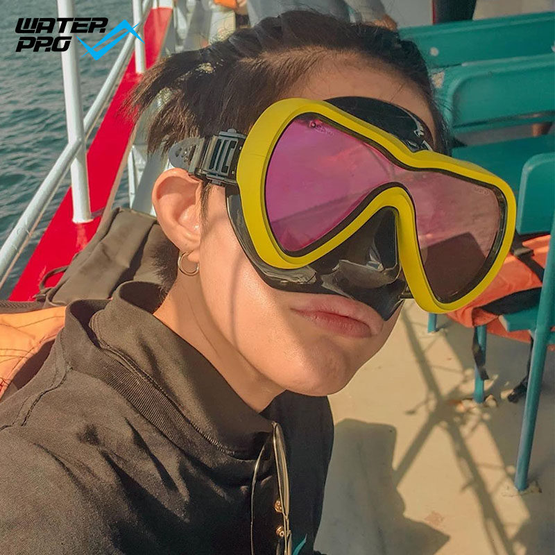 Gull Japan Vader Deep Diving Snorkeling Boat Diving Tempered Mask ...