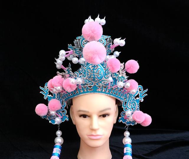 Opera Xiao Wang Helmet Peking Opera Shuai Ji Yue Opera Performance ...