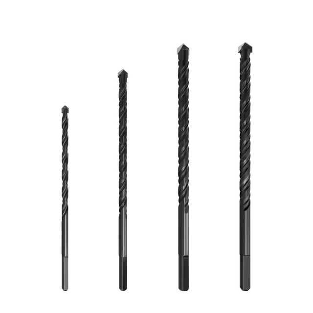 6-12mm Carbide Drill Bit Triangle Shank Brick Concrete