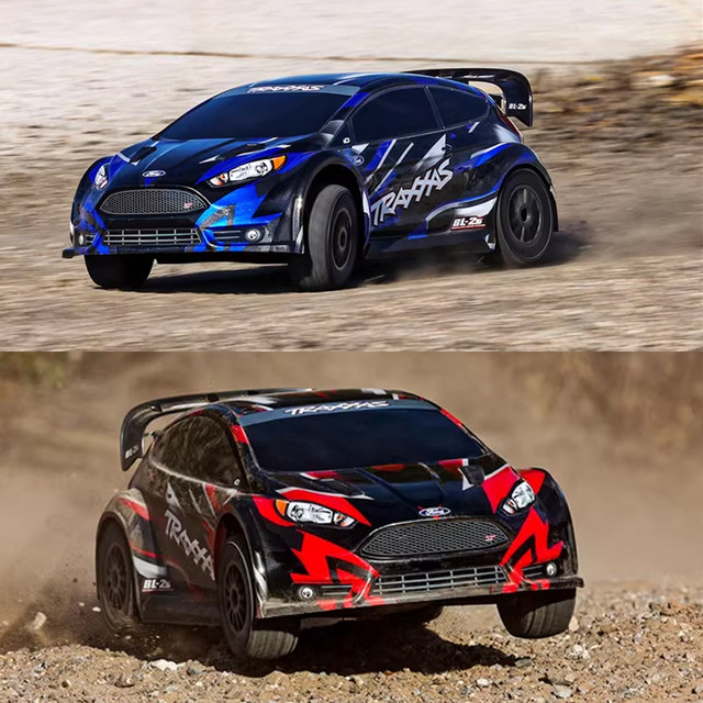 TRAXXAS new Ford Rally BL-2sFordFiestaSTRally brushless version #74154-4