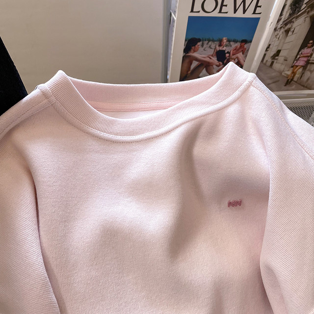 Little C's pink high -level high -level look good -looking sweaters ...