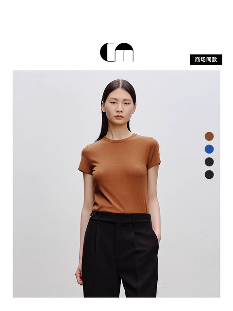 COMME MOI Lu Yan Designer Spring and Summer Women's Dopamine Knitted ...