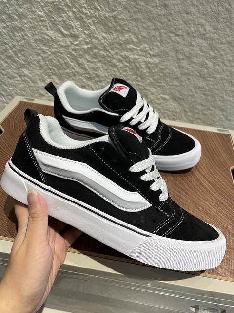 Jidi Vans Knu Skool bread shoes low top shoes retro VR3 LX black and ...