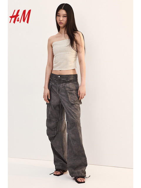 HM women's clothing spring tube top fashion inside with sleeve -free ...