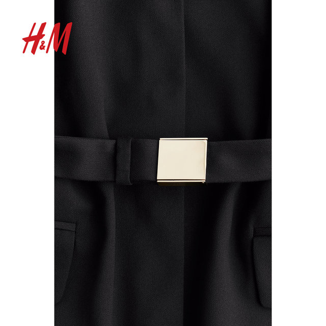 HM Ms. suit 2024 autumn new model with belt casual suit 1245398