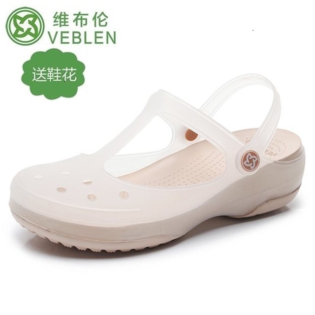 VEBLEN Croc Shoes Women's Summer Fruit Wedge Frost Shoes Anti-Slip ...