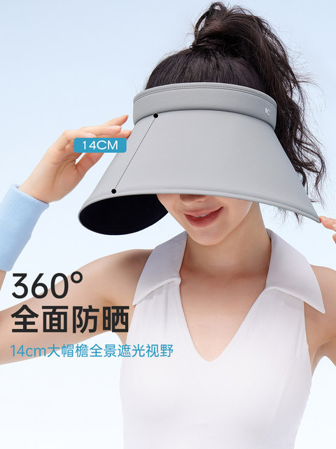 VVC sun protection hat women 2025 spring and summer anti-ultraviolet ceiling hat sports sun hat ...