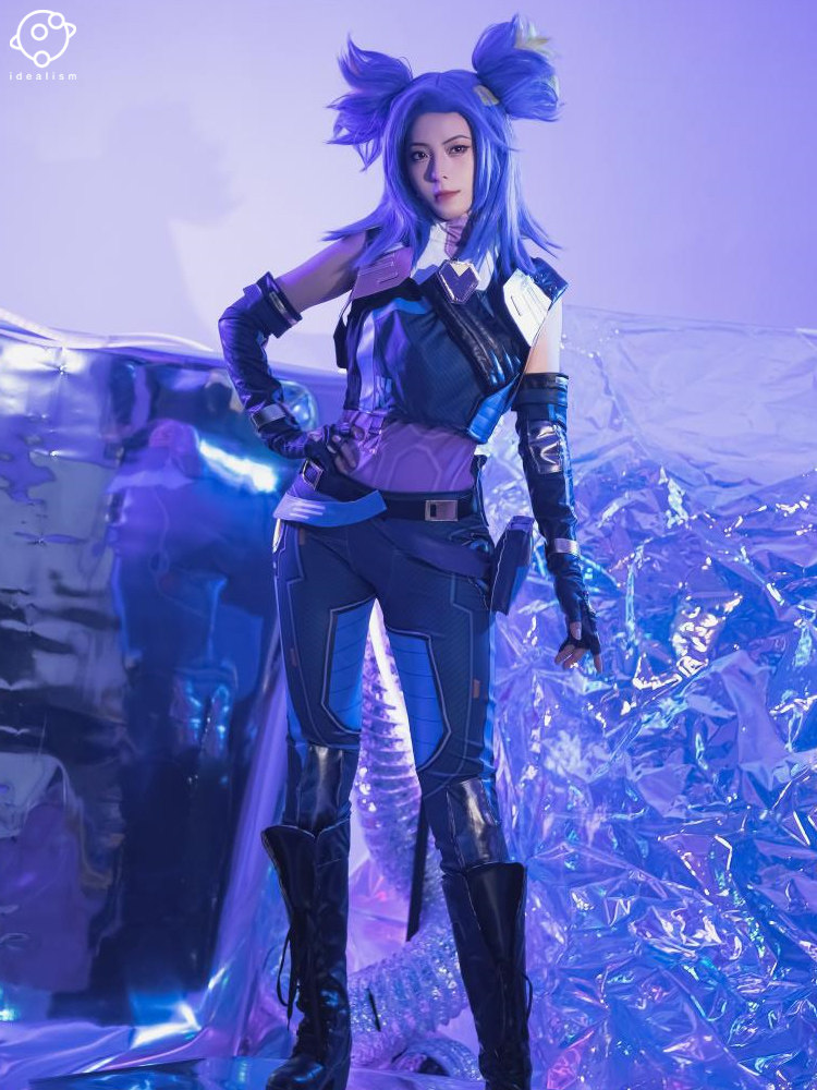 Valorant Neon Cosplay Kostüm - Fearless Contract - Damenkostüm