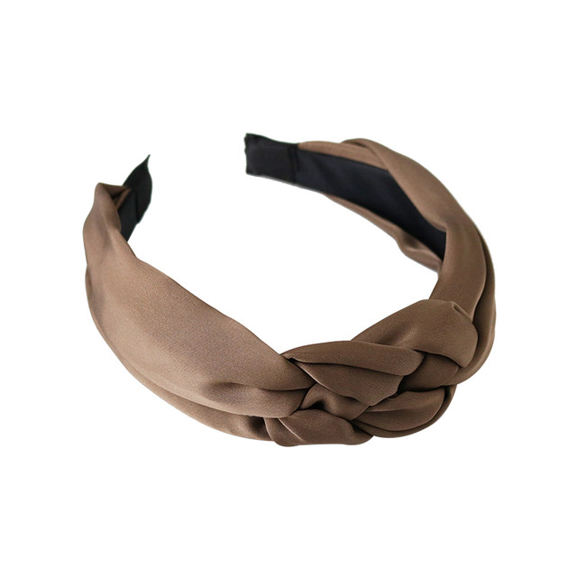 Forest Satin High-End Headband Twist Braided High Skull Headband Hair ...