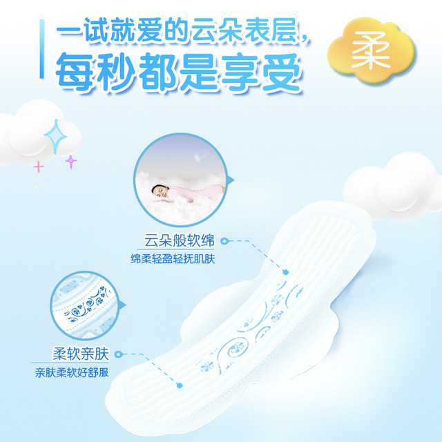 ABC mini sanitary napkin 190mm with wings, small amount, ultra-thin ...