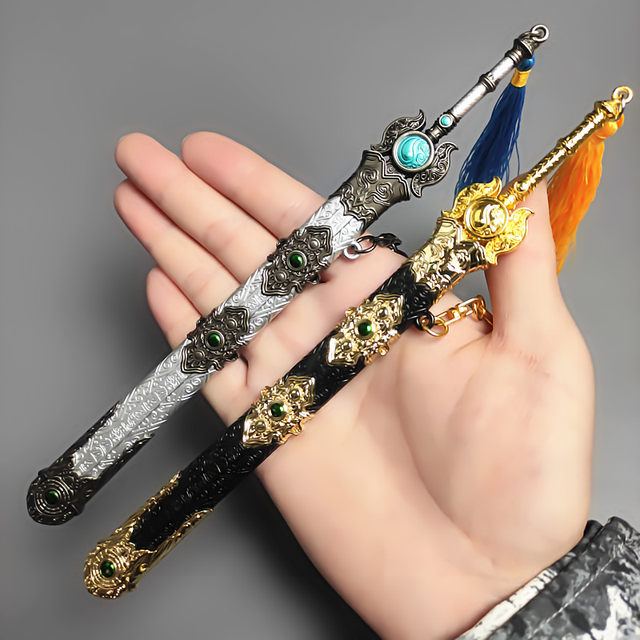 Ancient famous sword sword small mini sword with light and shadow sword ...