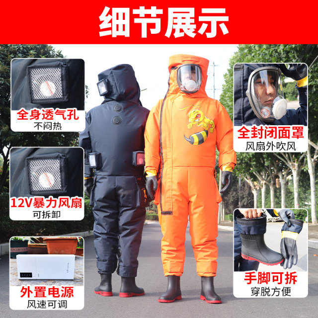 2024 wasp suit, thickened one-piece bee-proof suit, oxford cloth ...