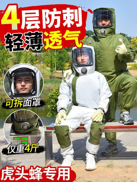 Bee Protection Suit, Full Set of Tiger-Headed Bee and Wasp Suits ...