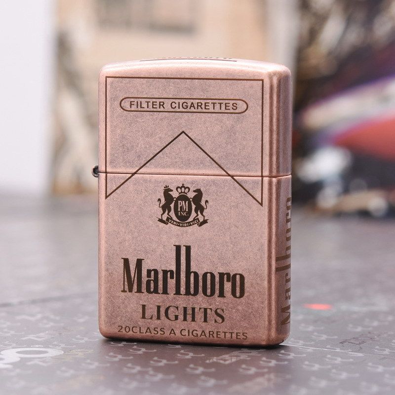Original Zippo Zhibao Lighter Carving Classic Marlboro