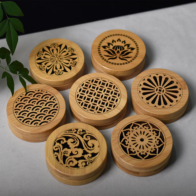 Bamboo wooden incense box sleeping incense box agarwood and sandalwood ...