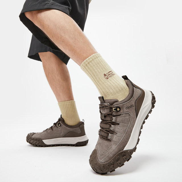 Camel Men's Shoes 2024 Autumn New Outdoor Anti-collision Foot ...