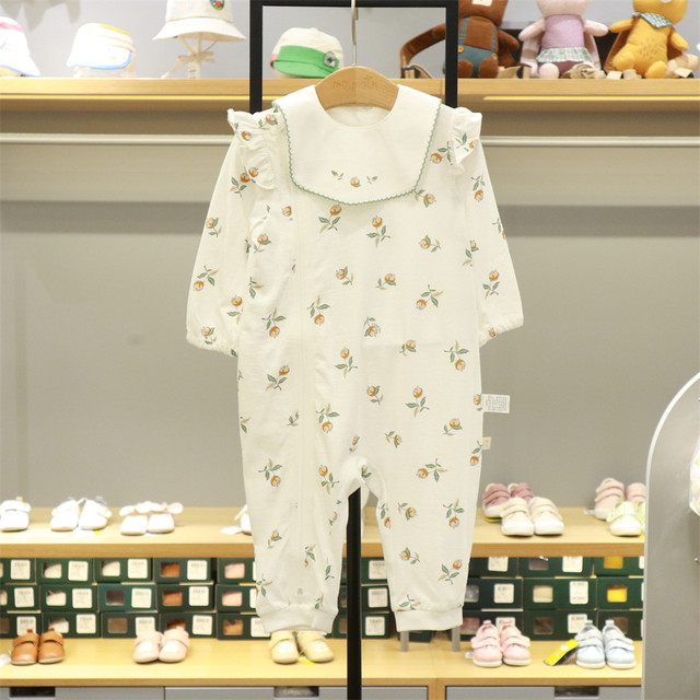Xiaoyunduo moimoln baby girl long-sleeved jumpsuit Korean purchasing 24 autumn toddler cute ...