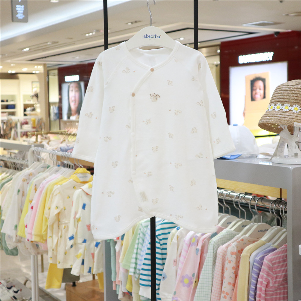 Absorba baby long-sleeved hoodie Korean purchasing 24 autumn newborn ...