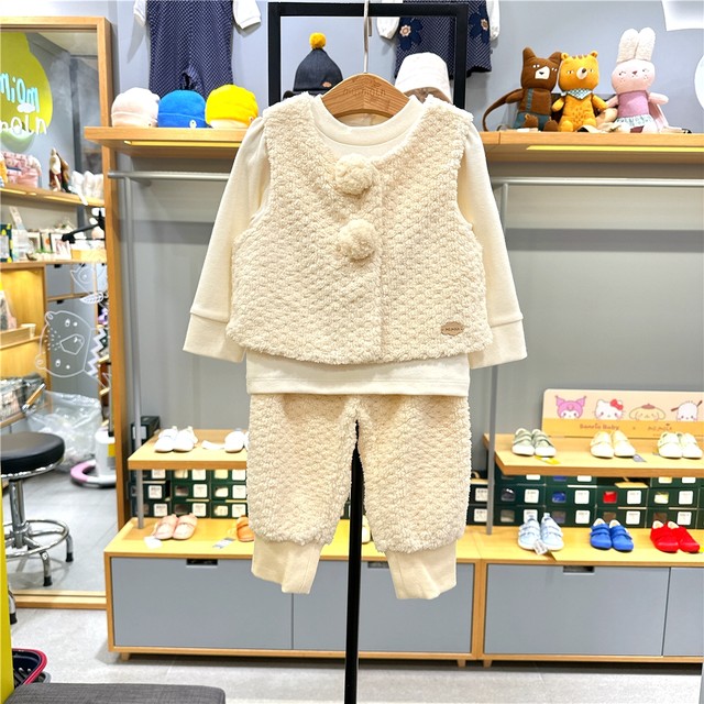 Xiaoyunduo moimoln plush three-piece set for boys and girls from Korea counter purchasing 24 ...