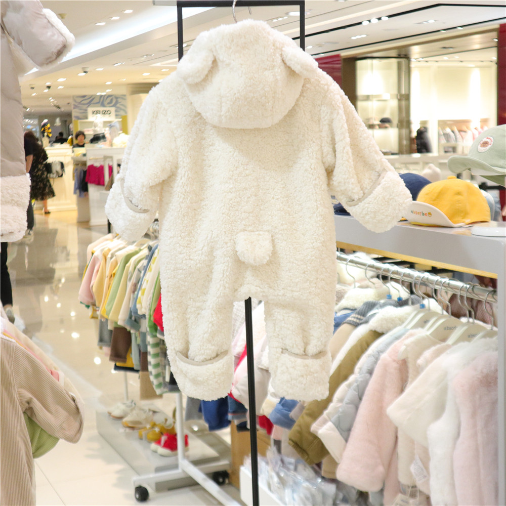 Discounted Absorba love treasure men's and women's lamb velvet jumpsuit ...