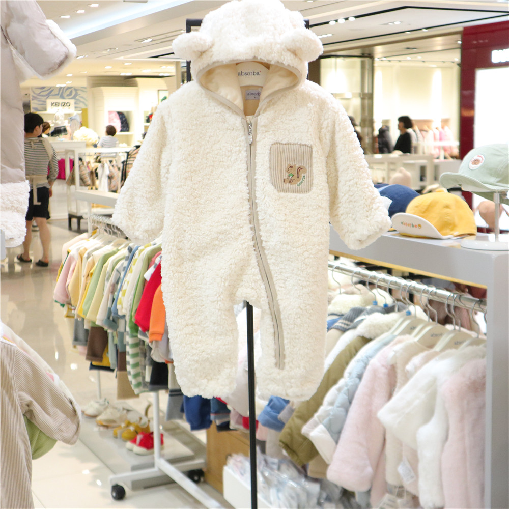 Discounted Absorba love treasure men's and women's lamb velvet jumpsuit ...