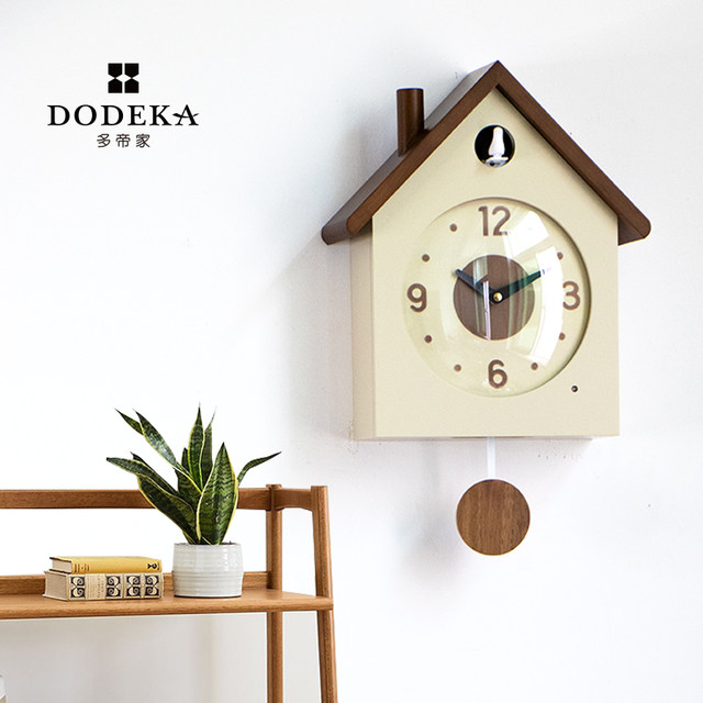 European simple cuckoo wall clock children's cartoon living room ...