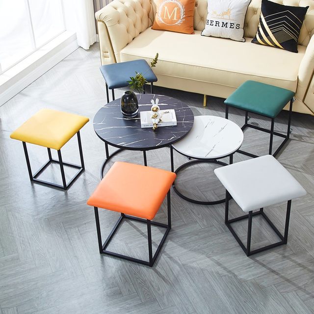 Rubik's cube combination stool household dwarf stool multi -functional ...
