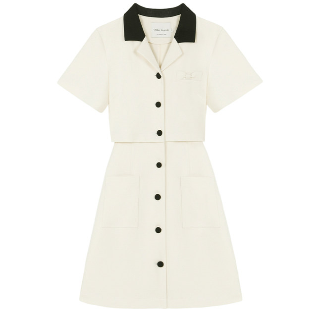 Vegachang fake two dresses in summer 2024 new women's senior sense of ...