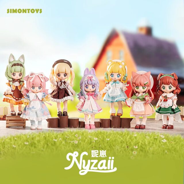 Genuine Ninizee Dream Town Series Blind Box 12 Points BJD Action Toy ...