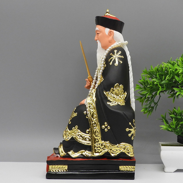 Huang Tianba Huang Sanye resin painted statue Huang Tianlong Huang ...