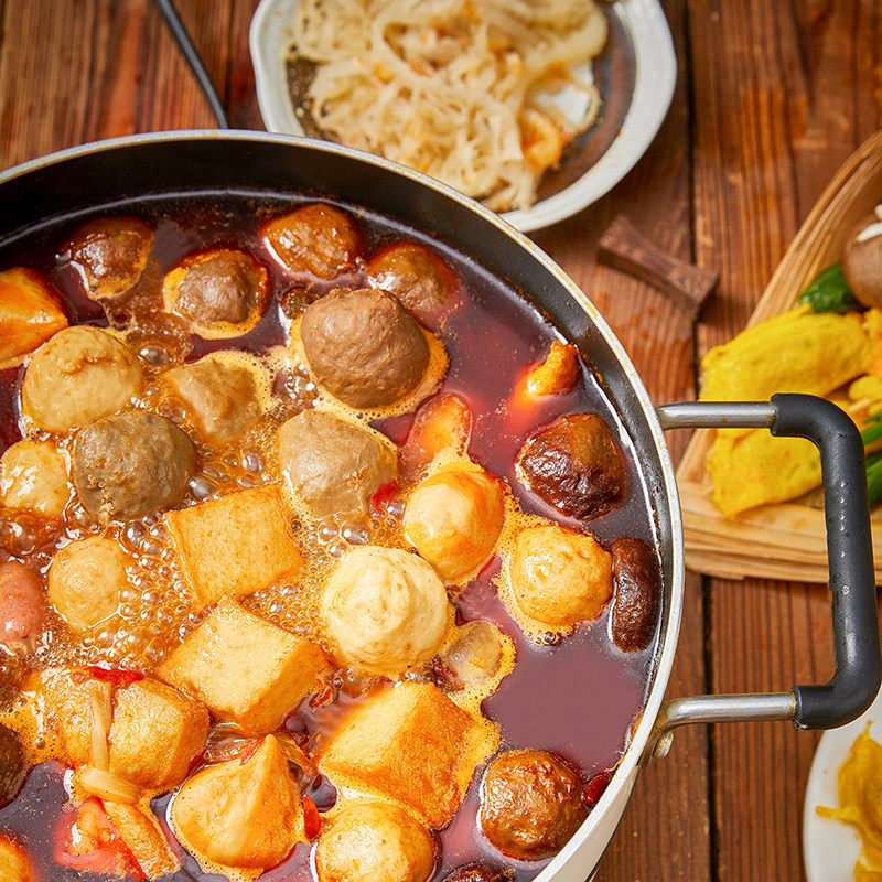 Bahan hot pot yasui shabu-shabu babat, gulungan daging sapi & kambing ...