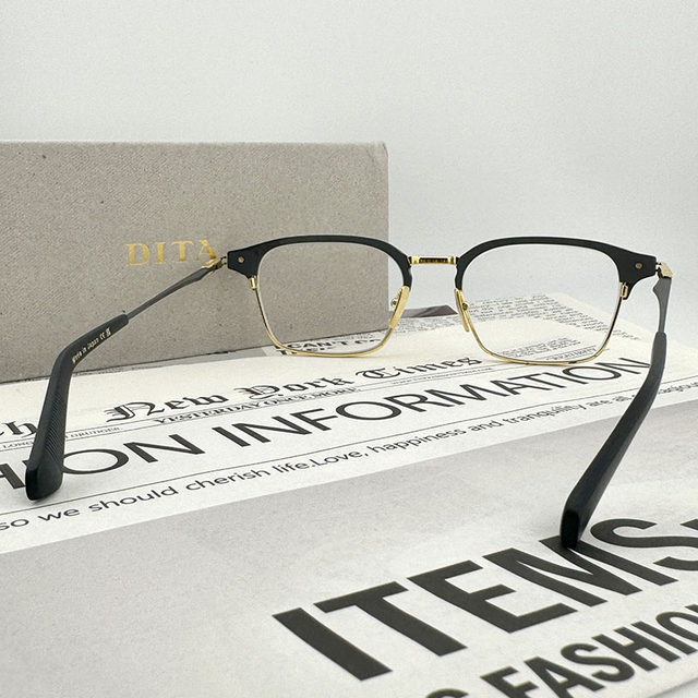 DITA Aaron Kwok's same glasses frame TYPOGRAPHER DTX142 Japanese handmade myopia optical glasses ...
