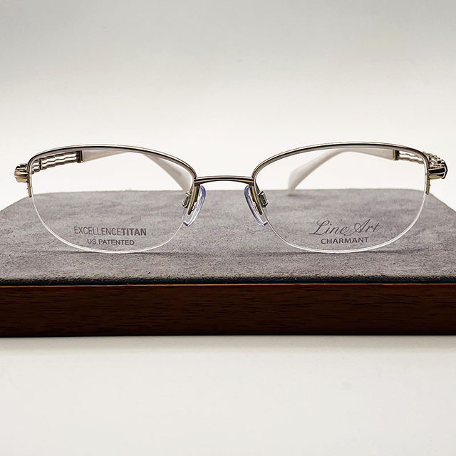 CHARMANT Xiamen frame women's half frame ultra-light and comfortable ...
