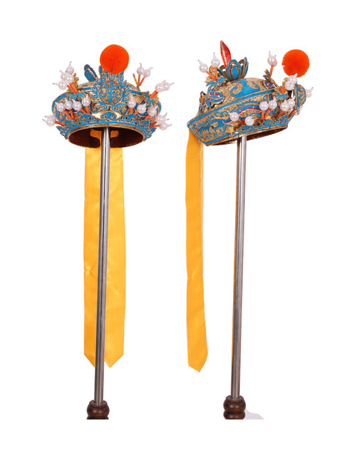 Opera helmets, stage performance hats, ancient costume Tatar hats, four ...