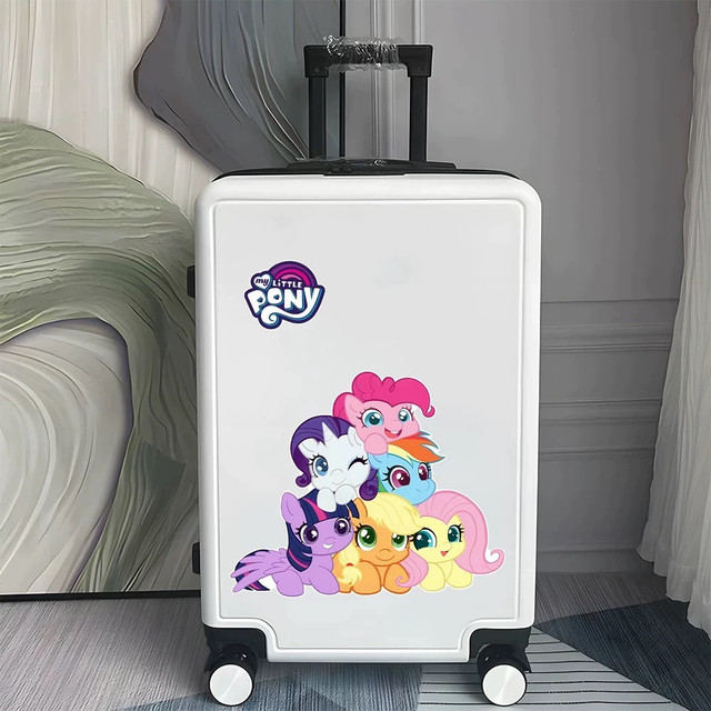 Cute My Little Pony luggage stickers large peripheral travel luggage ...
