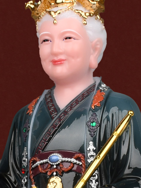 Black Old Lady Statue, White Marble Black Mother Statue, Home Worship ...