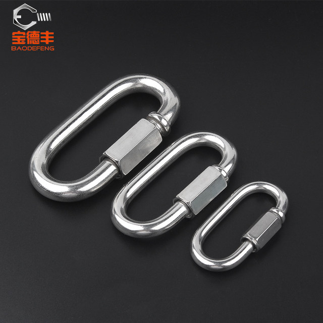 304 stainless steel quick connect ring spring buckle mountaineering ...