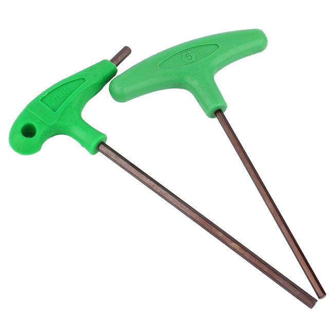 Extended T-type inner hexagonal wrench S2 hardened flat head inner ...