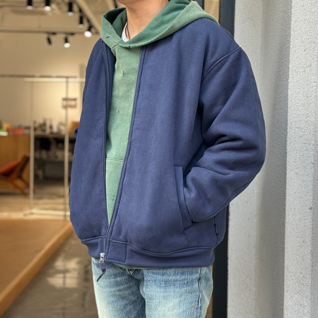 KRIFFMAYER old model special price thickened velvet CityBoy loose retro ...