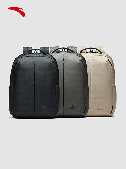 Anta outdoor water shell backpack simple casual hiking camping student ...
